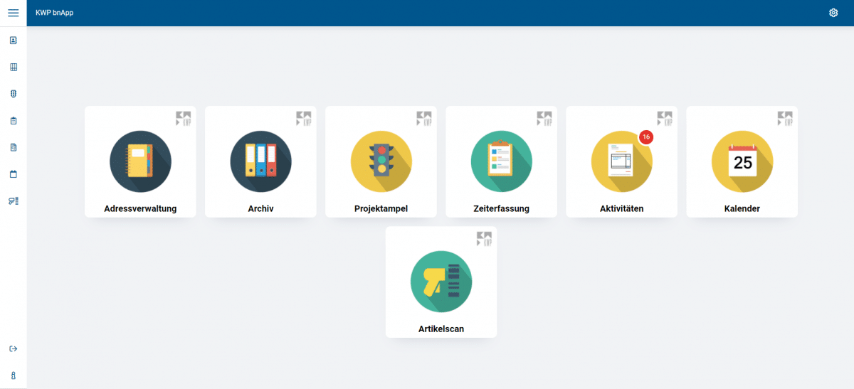 KWP bnApp - KWP - kaufmännische Software für Ihren Handwerksbetrieb