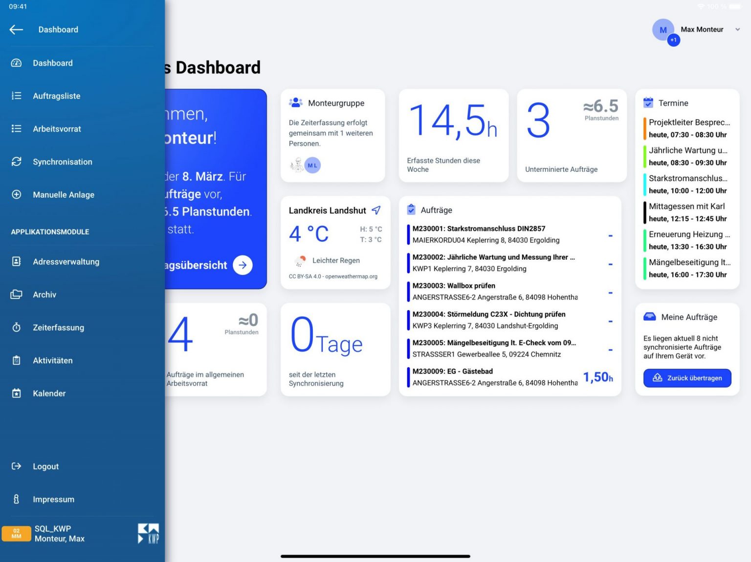 KWP Mobiler Monteur | KWP