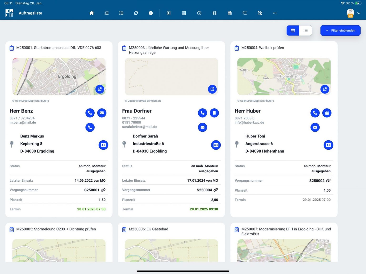 KWP Mobiler Monteur | KWP